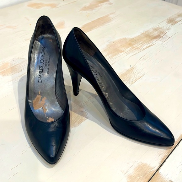 Charles Jourdan | Shoes | Vintage Charles Jourdan Paris Leather Pumps 3 ...